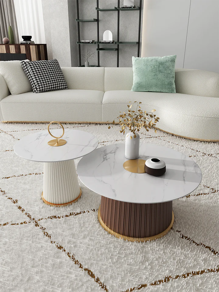 Anka 'CUPCAKE' Coffee Table and Lamp Table with Sintered Stone – Anka ...