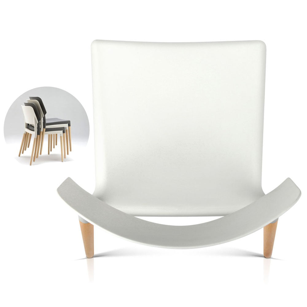 Stockable Dining Chair - NAM2503DC-WH – Anka Furniture